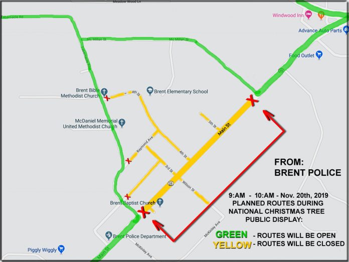 U. S. Christmas Tree Comes to Brent | The Bibb Voice