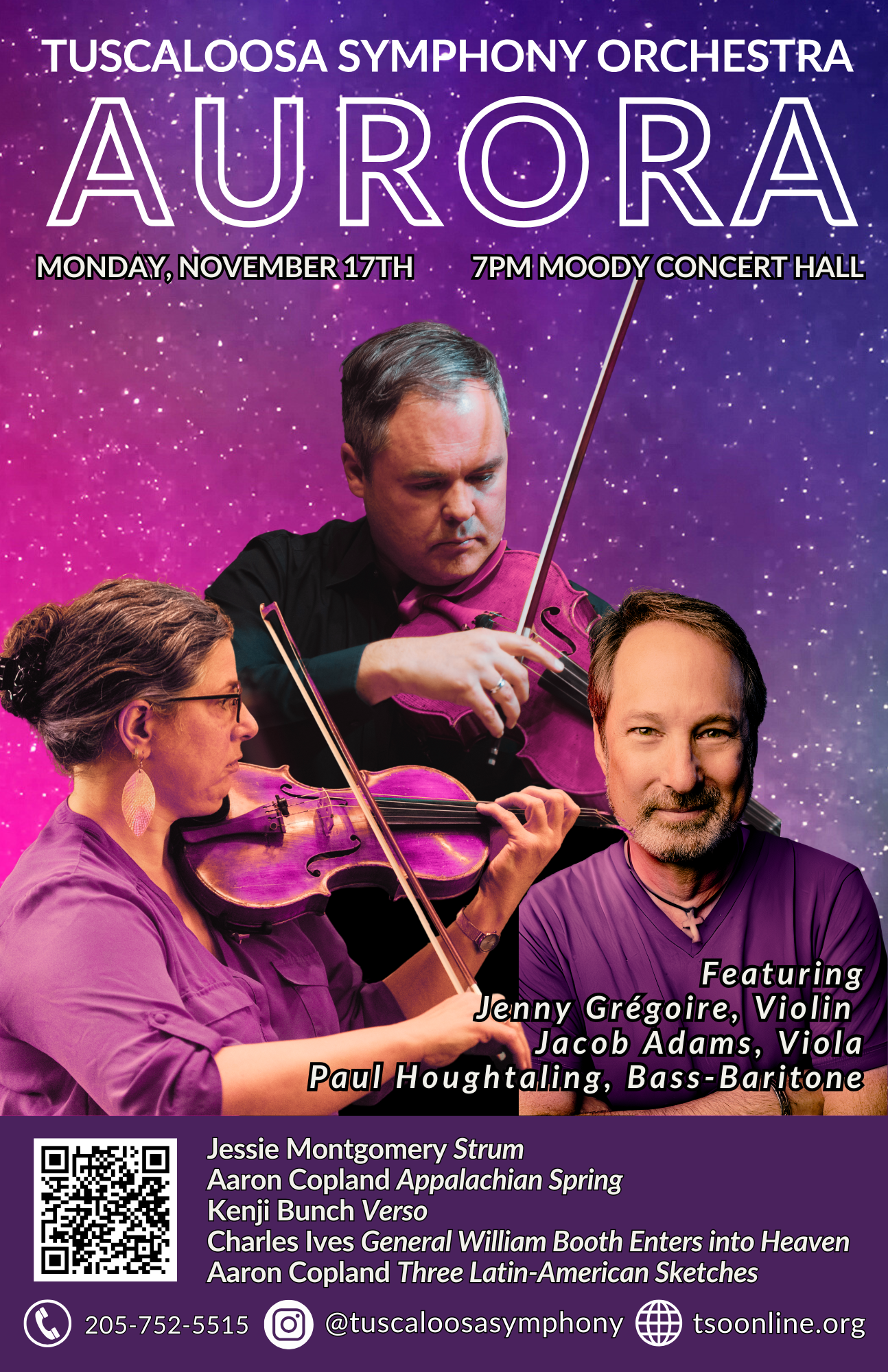 Tuscaloosa Symphony Orchestra Presents “Aurora”: Music That Lights the American Sky | The Bibb Voice